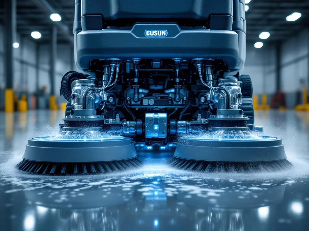 How does an industrial scrubber work? - Metech Sweepers & Scrubbers